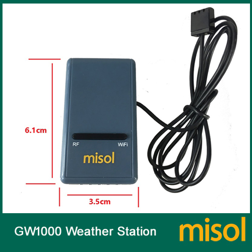 MISOL GW1000 smartHub WiFi Gateway with temperature, humidity ...